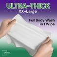 Thick & Large Body Wipes for Adults Bathing No Rinse – Shower Wipe ...