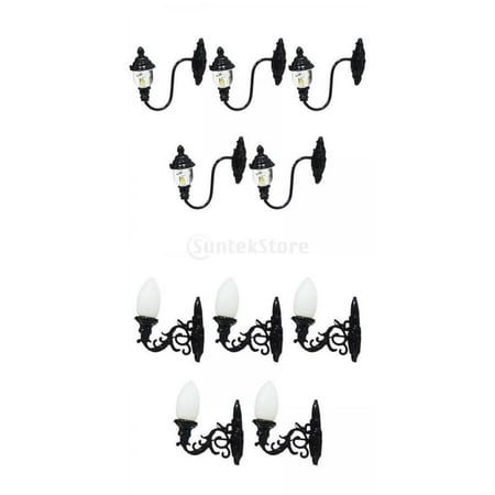 Miniature Street Lights,Model Train Lamps LED Lamppost Lighting 1:12 ...