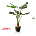 Artificial Monstera Plant, Artificial Plants for Home Decor Indoor ...