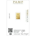 PAMP Suisse Fortuna 1 Gram .9999 Gold Bar Sealed Assay Card - Walmart.com