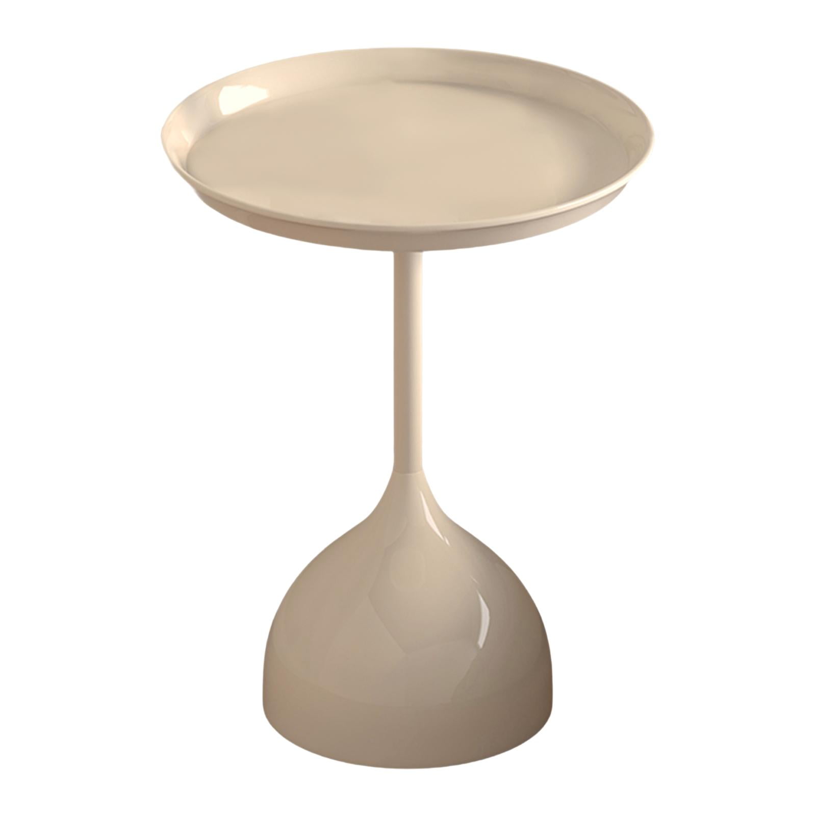 Click here for Veasfak Round End Table Iron Stable Base Coffee Ta... prices