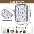 ALAZA Skater Winter Pattern Expanding Accordion File Folder 3 Ring ...