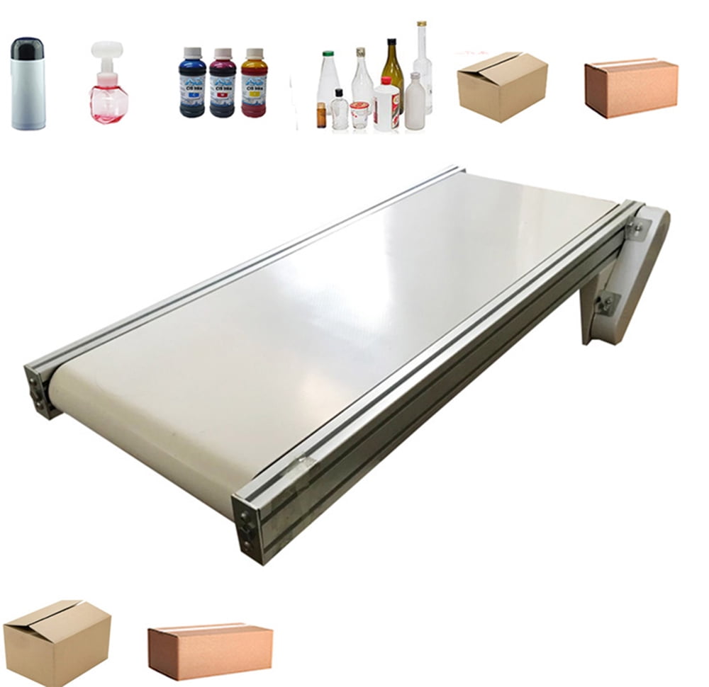 INTBUYING 47.2X15.7inch Desktop PVC Belt Conveyor Industrial Transport ...