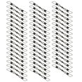 50pc Fishing Lures Hook Connector for Saltwater Freshwater Swivels ...