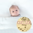 Farfi Birth Announcement Plaque Engraved Ornamental Cute Baby Name ...