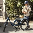 "26"" Urban Commuter Adult Tricycle, 7 Speed, Dual Chains, Three Wheel ...