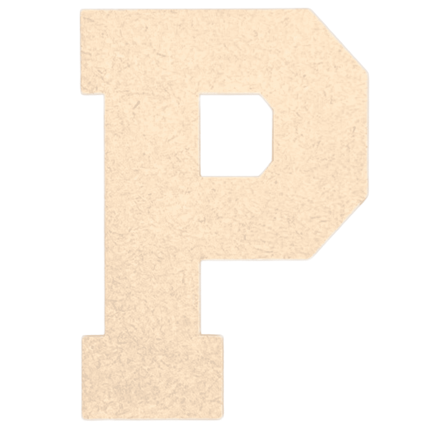 Krafty Supply - 4" Tall MDF Letter P | 1/4" Thick |Collegiate|Wooden ...