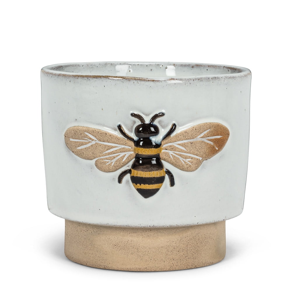 Set of 6 Large Single Emboss Bee Planter - Walmart.com
