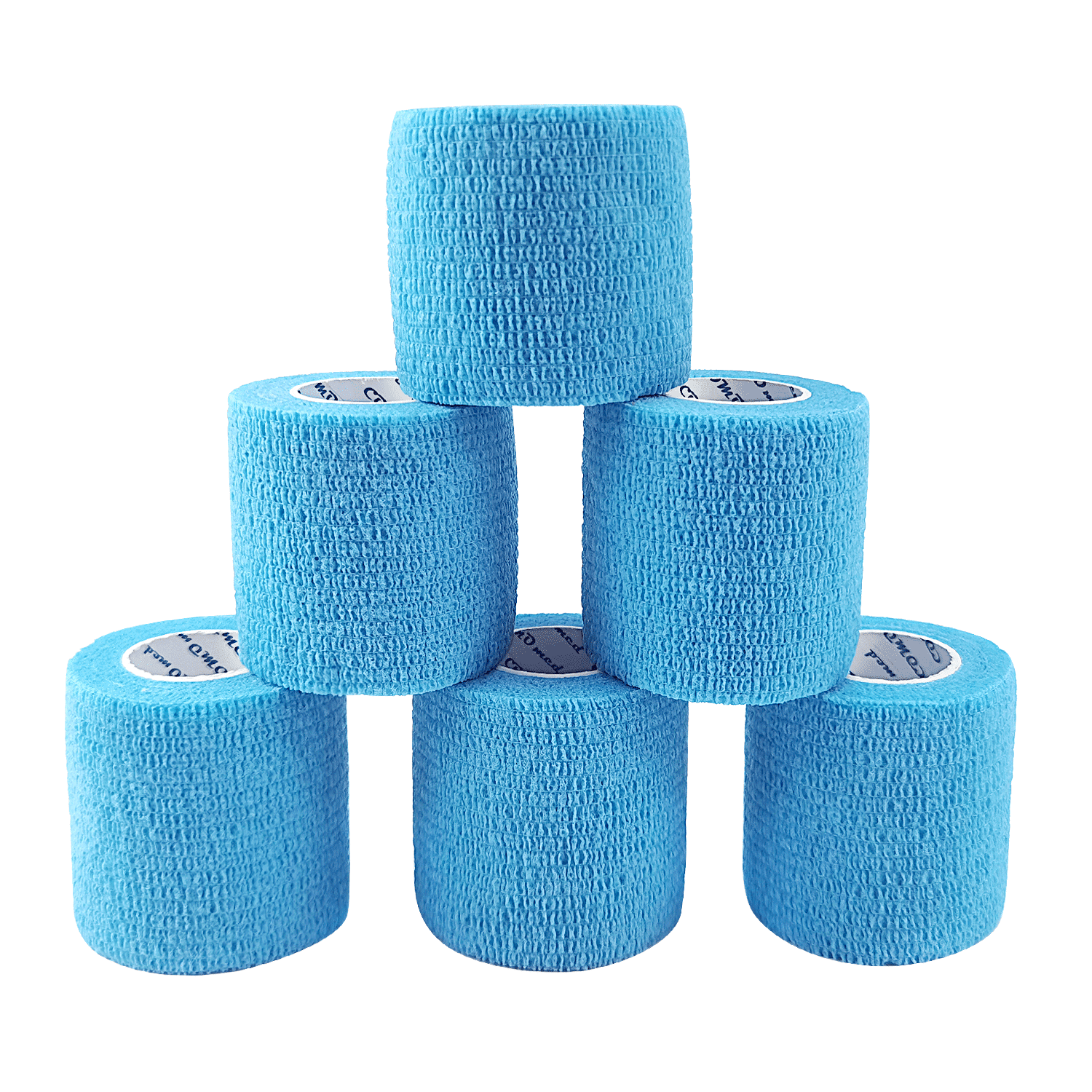 COMOmed 6 Pack,Self Adherent Cohesive Wrap Bandages 2" x 5 yd Cohesive ...