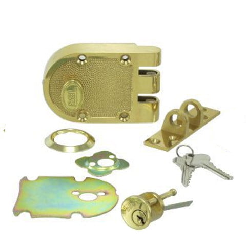 Brass Single Cylinder Deadlock - Walmart.com - Walmart.com