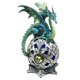 Elemental Jade Earth Firnen Dragon Perching On LED Gyrosphere Orb Night ...