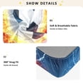 BZSMCE Soft Fitted Cotton Sheets In Soccer with Fire Lightning Pattern ...