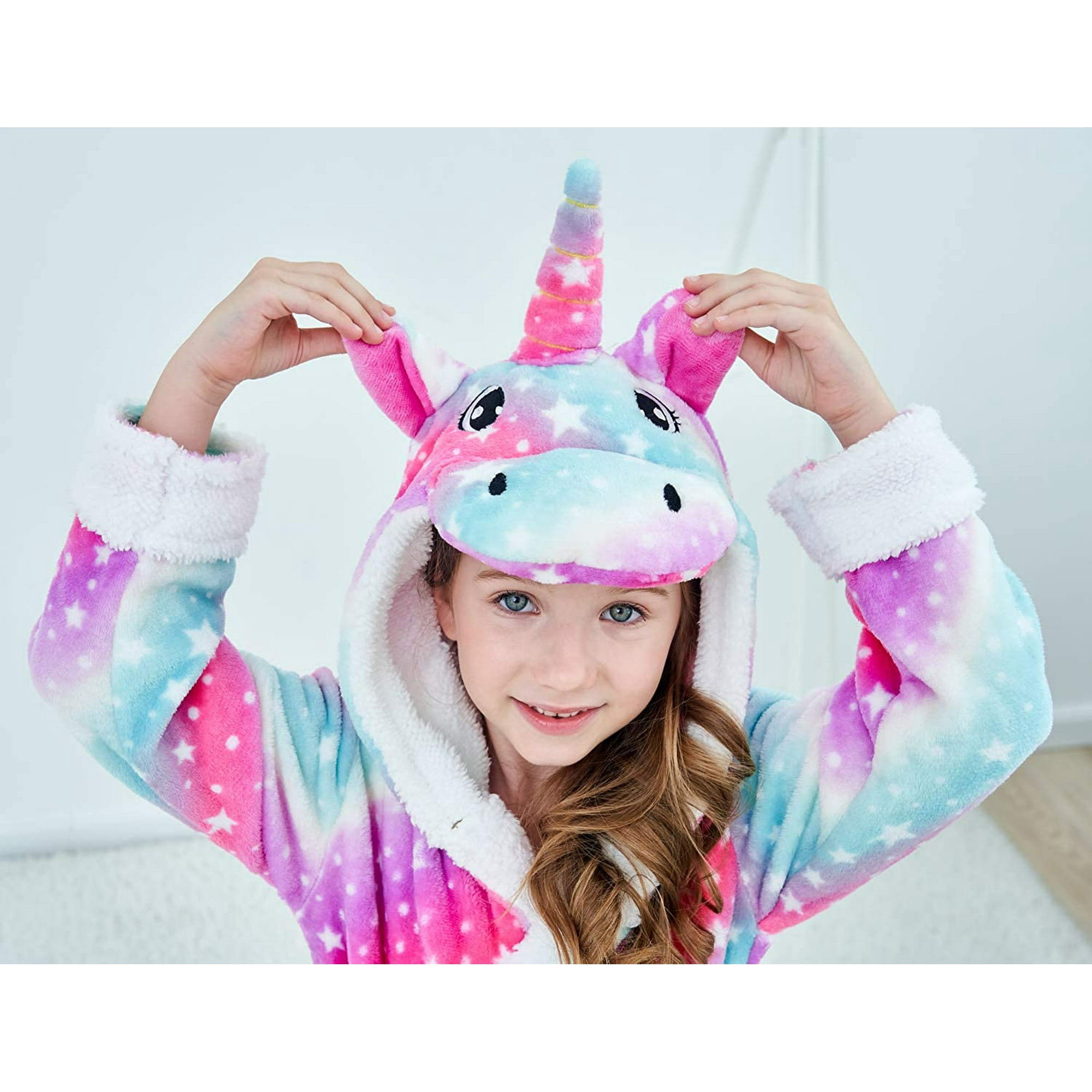 Click here for Fhylgn Girls Boys Robe Cotton Towel Animal Unicorn... prices