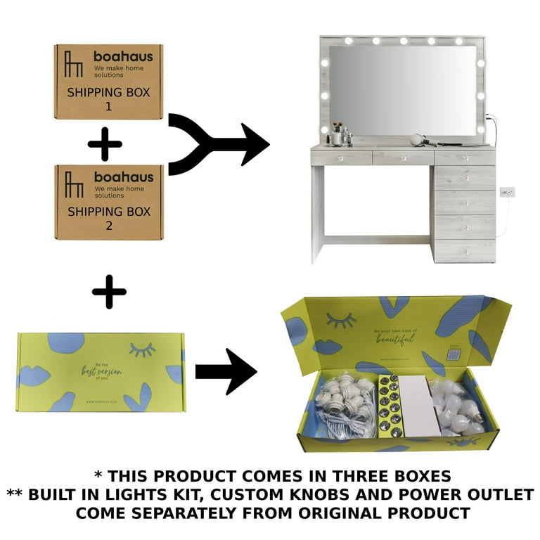 Vanity table shipping store