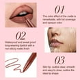 Luoyaxxxxx 6 Color Lip Liner Non Stick Cup Velvet Lip Liner Not Easy To
