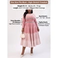 Bouncy Dresses for Women Church Elegance Pearl Midi Dress, 3/4 Sleeve ...