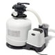 Intex 3000 GPH Pool Sand Filter Pump with Timer and Automatic Skimmer ...