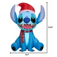 Airblown Inflatables Christmas 4.5 Foot Lelo and Stitch - Stitch, Yard ...