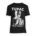 Tupac Men's Trust Nobody T-Shirt with Short Sleeves - Walmart.com Tupac Men's Trust Nobody T-Shirt with Short Sleeves - Walmart.com