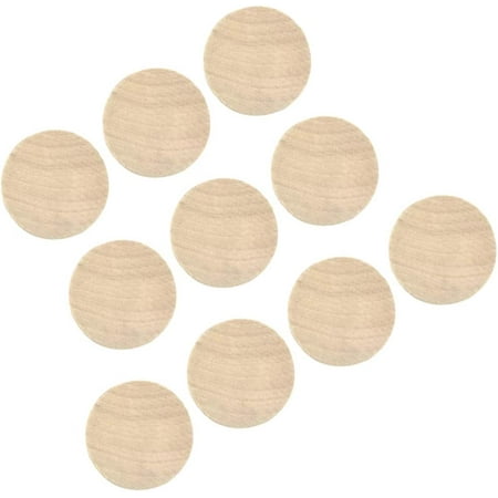 Unfinished Wood Blocks Round Carving Blocks for DIY Wood Craft Art ...