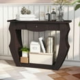 Furniture of America Trunta Contemporary Wood 1-Drawer Console Table in ...