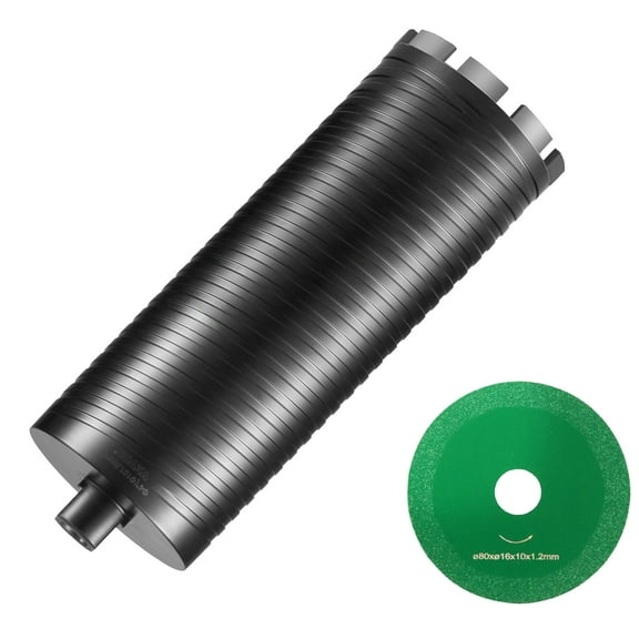 Core Drill Bit, 2.5" Wet/Dry Diamond Core Drill Bits for Brick and ...