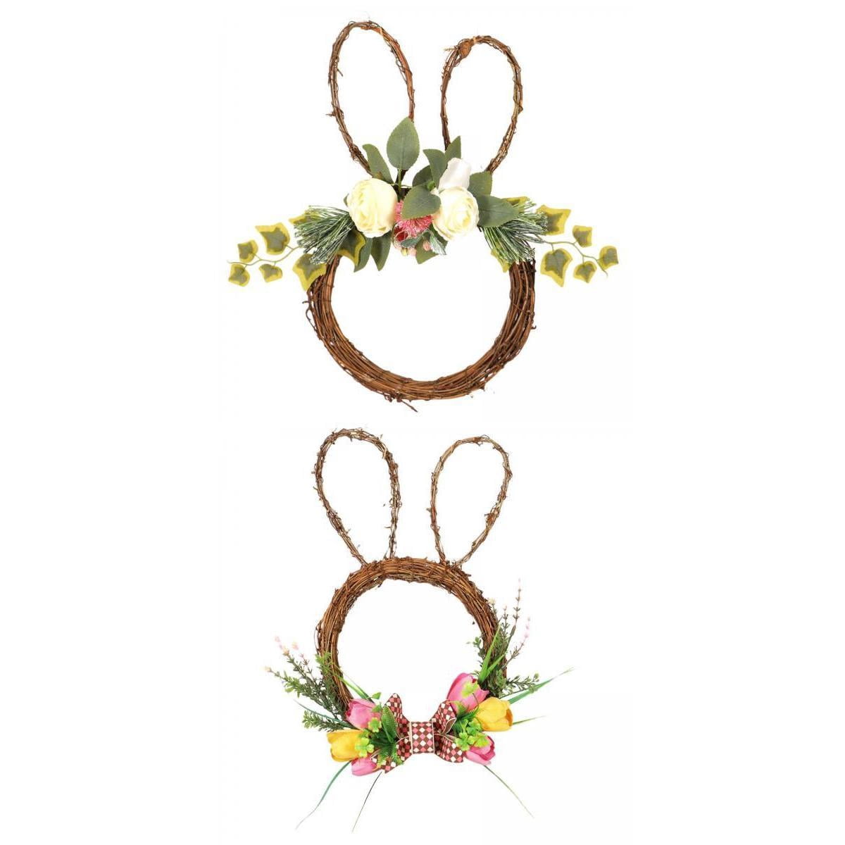 2 guirnaldas colgantes de Pascua para decoración de puerta dentera de ...