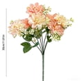 7 Heads Artificial Milan Flowers Bouquet, Faux Dahlia for Home Wedding ...