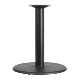 42" Square Natural Laminate Table Top With Table Height Round Base ...