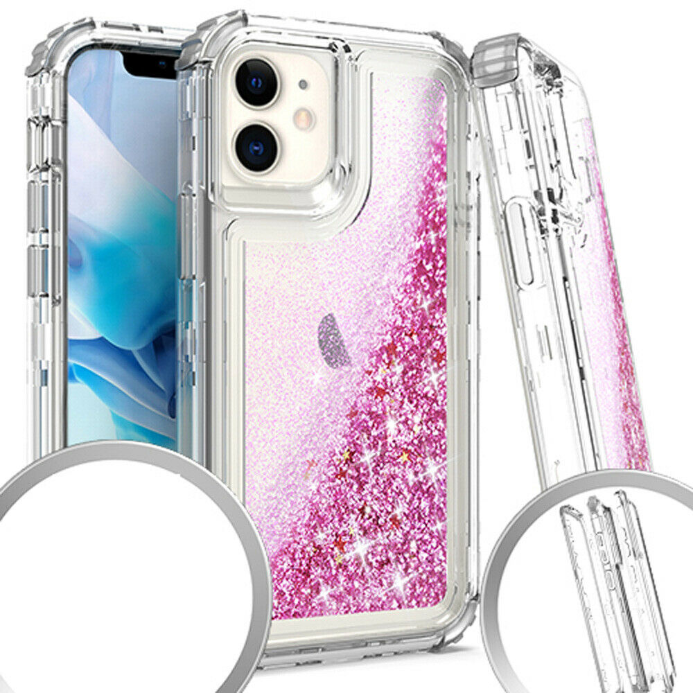 Kaleidio Case For iPhone 12 Mini (5.4") [Kleer Hybrid] 3-Piece Impact ...