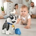Dtchengua Remote Control Robot Dog Toy - Interactive Motorized Plush ...