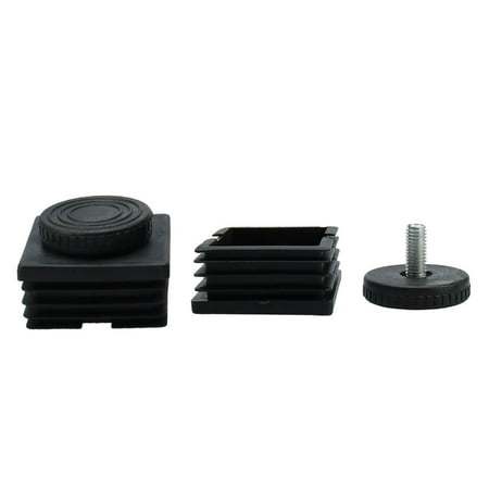 M8 Leveling Feet 50 x 50mm Square Tube Inserts Kit Furniture Glide ...