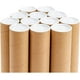 20 - 2" x 36" Round Cardboard Shipping Mailing Tube Tubes With End Caps ...
