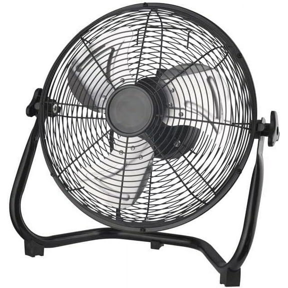 Costway 20 Inches High Velocity Floor Fan, Portable Pivoting Fan with 3 ...