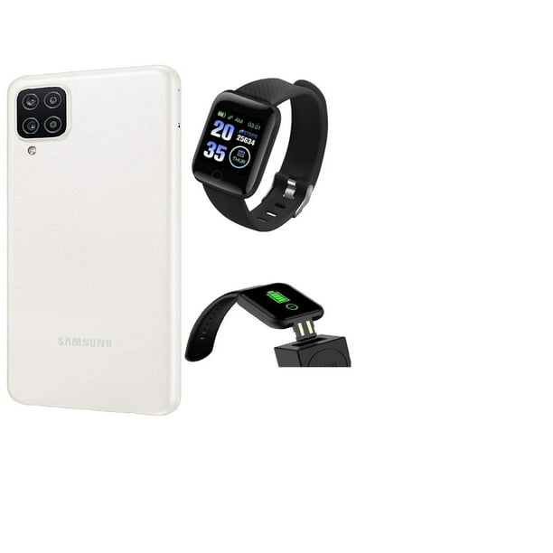 Samsung A12 64 GB 4 GB RAM 48 Mpx Dual Desbloqueado BLANCO + Smartwtach 116 negro | Bodega ...