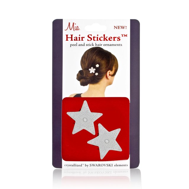 ***Discontinued***Hair Stickers - Silver Stars - Small (2 Pieces ...