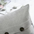 Phantoscope Cotton Blend Throw Pillow, 20x20, Light Gray - Walmart.com