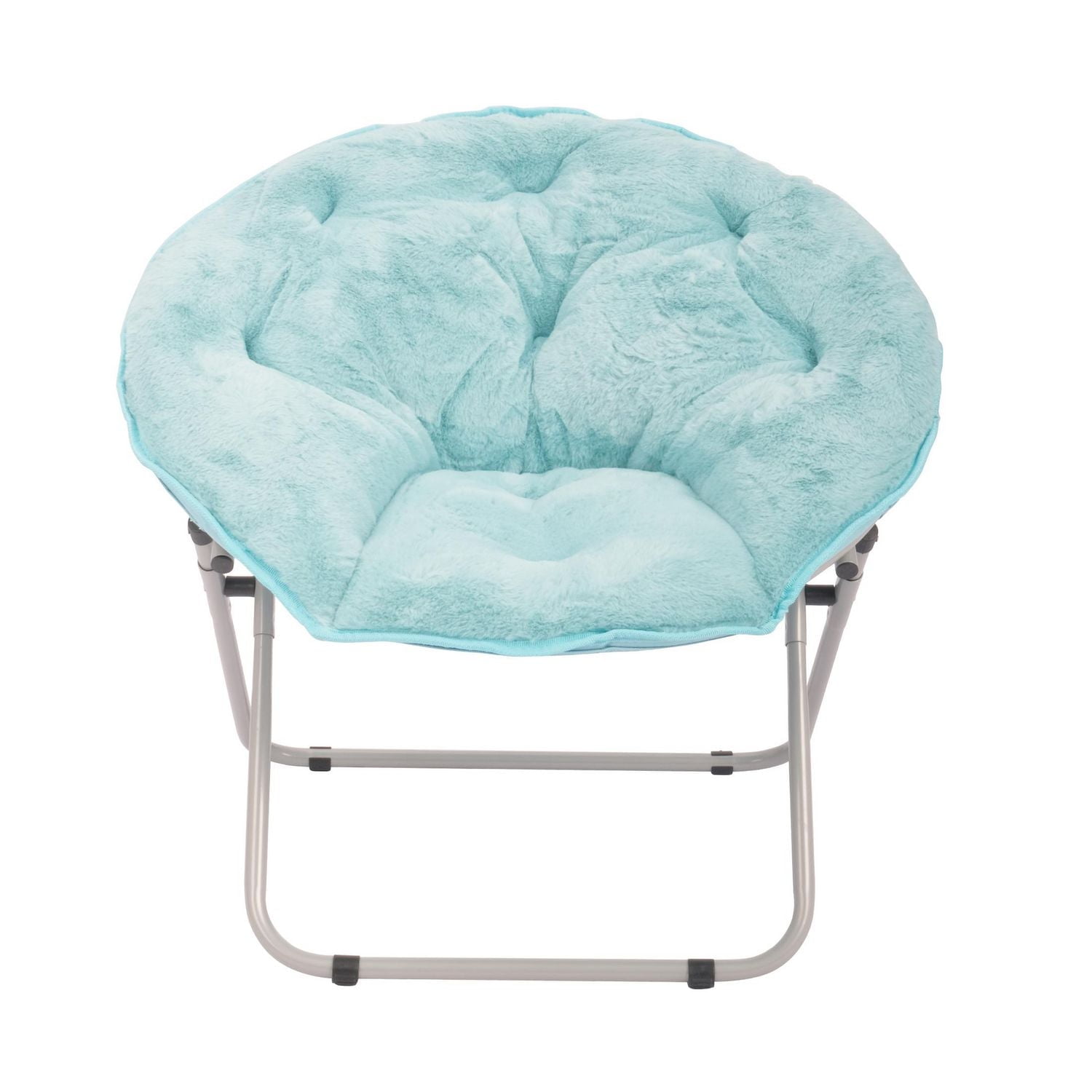 Plush Kids Moon Chair, Soft seat with plush aqua blue fabric - Walmart.ca