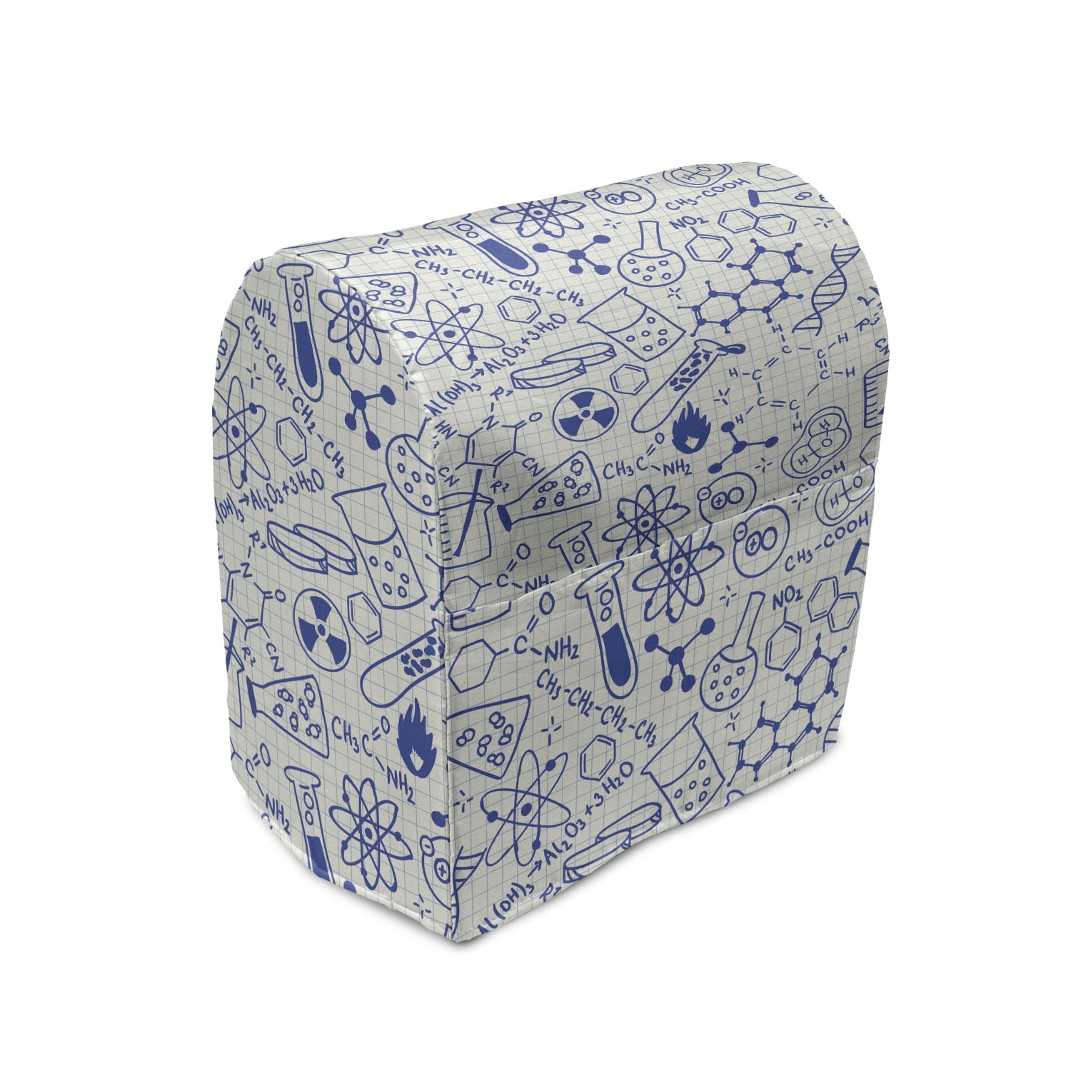 Cartoon Stand Mixer Cover, Science Chemistry Geometry Math Nerd Geek ...