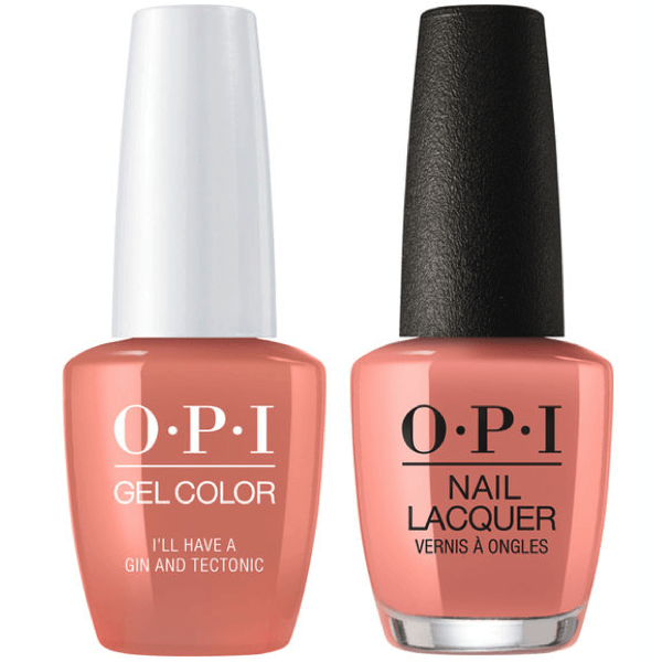 OPI GELCOLOR + MATCHING LACQUER I'LL HAVE A GIN & TECTONIC I61 ...
