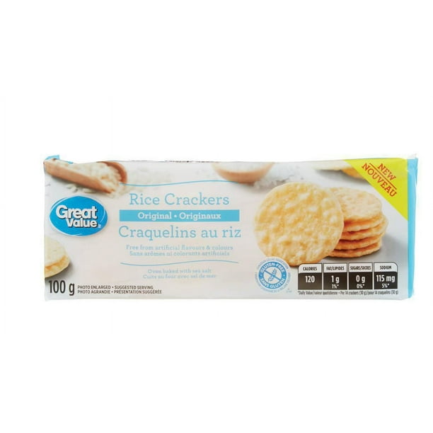 Great Value Original Rice Crackers - Walmart.ca