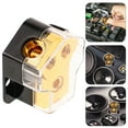 Eease Car Audio Distribution Block 2 Way 1x 0 Gauge in / 2x 4 Gauge Out ...