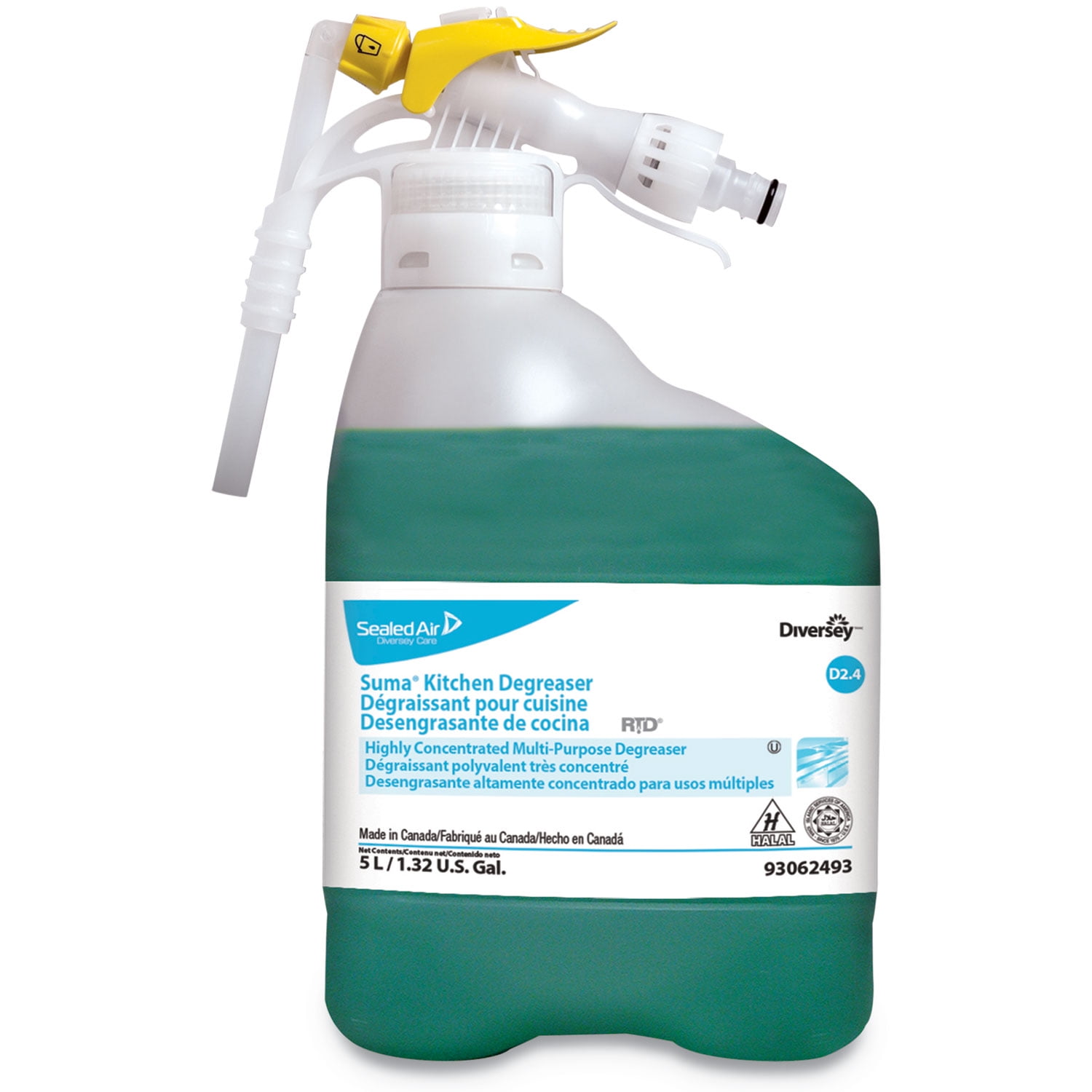 Suma Kitchen Degreaser, Unscented, 1.32 gal Bottle, 1/Carton - Walmart ...