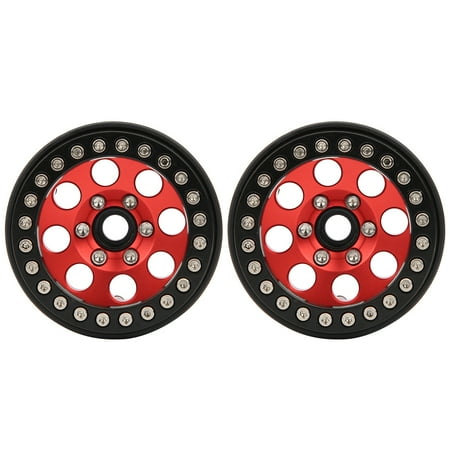 RC Crawler Wheel Hub, Lifelike 8 Round Hole Adhesive-free Aluminium ...