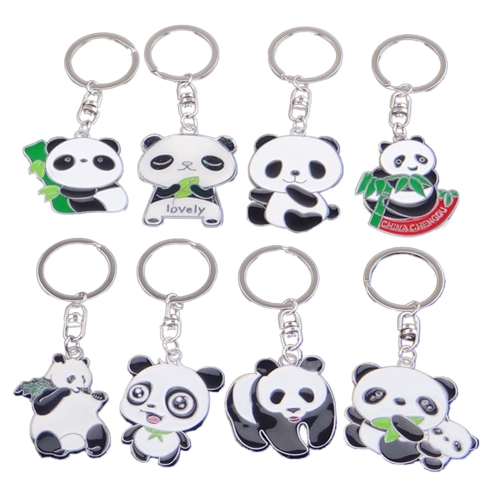 Click here for Cimaxic Birthday 8pcs Lovely Cartoon Panda Key Cha... prices