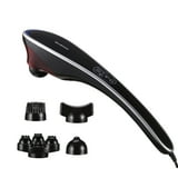 Brookstone Handheld Percussion Body Massager, 4 Vibration Modes, 5 ...