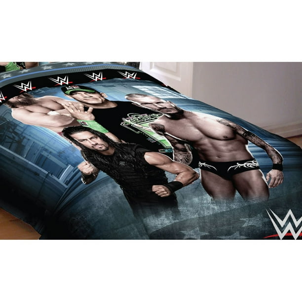 Wwe Bed Comforter Industrial Strength Wrestling Bedding - Walmart.com ...
