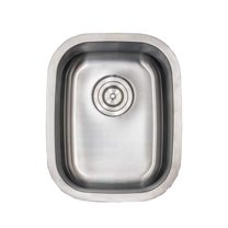 13 x 15 Inch Drop In Bar Sink, Small Kitchen Sink Single Bowl Topmount ...