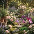 12PCS Simulated Butterfly Gardening Flower Arrangement Forest ...