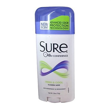 Sure Original Solid Anti-Perspirant Deodorant, Fresh & Cool Scent, 2.70 ...